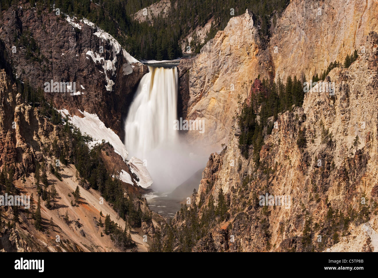 View lower falls yellowstone hi-res stock photography and images - Alamy