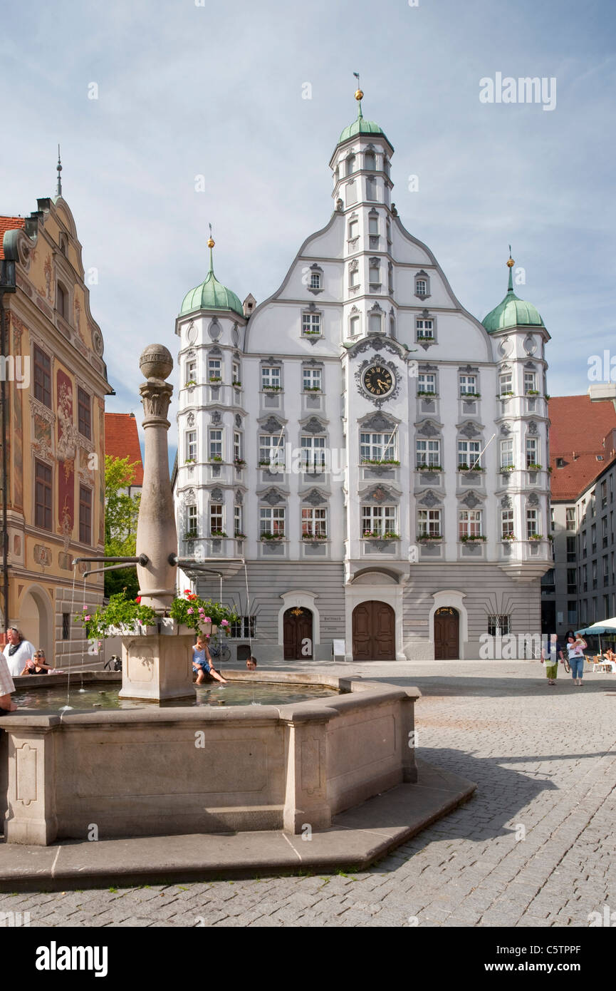 Memmingen town hall hi-res stock photography and images - Alamy