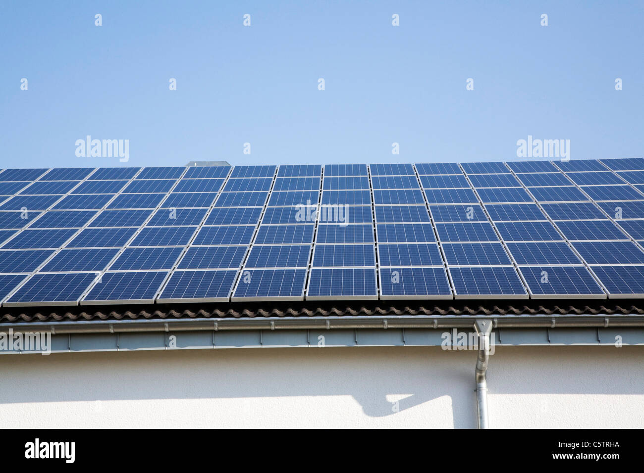 Germany, Cologne, Solar cells on roof Stock Photo - Alamy