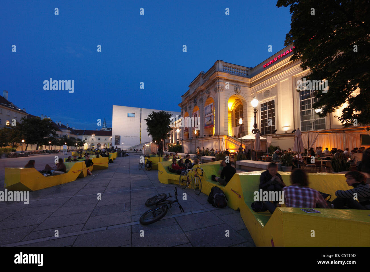 Austria, Vienna, View of leopold museum Stock Photo - Alamy