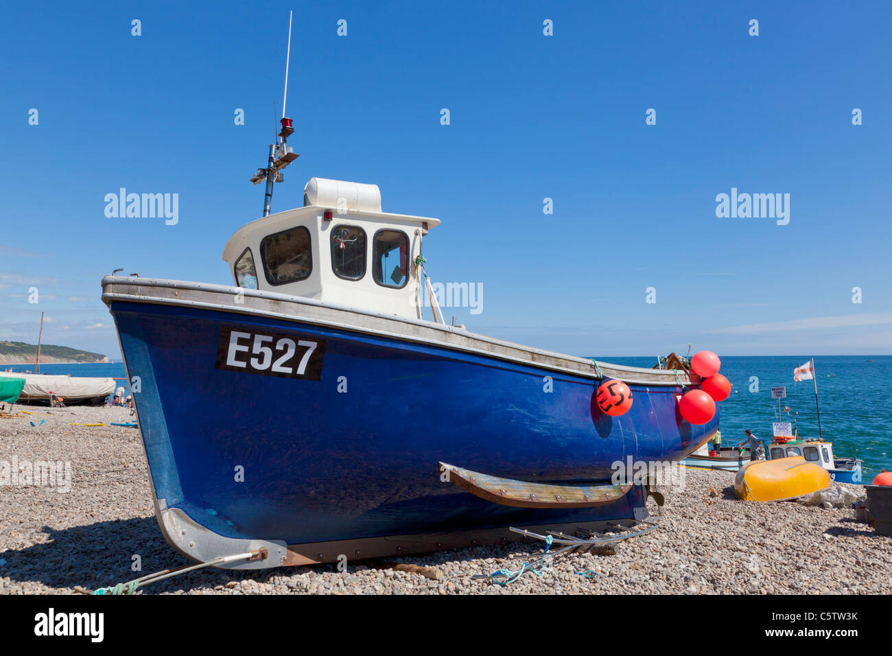Fishing boats on beach beer hi-res stock photography and images - Alamy