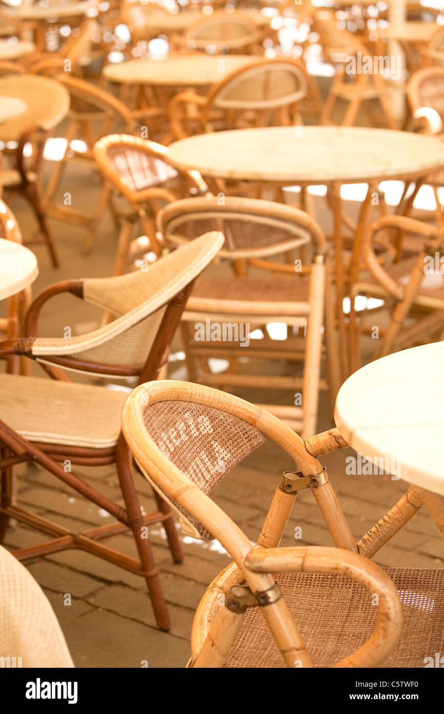 Empty seats and tables Stock Photo - Alamy Empty seats and tables Stock Photo - Alamy