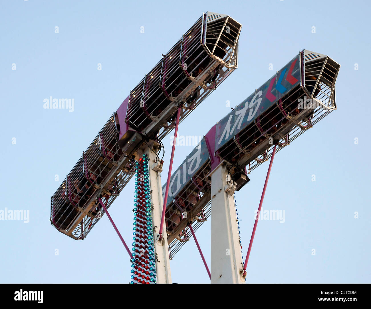 Amusement Fun Fair Rides Stock Photo - Alamy
