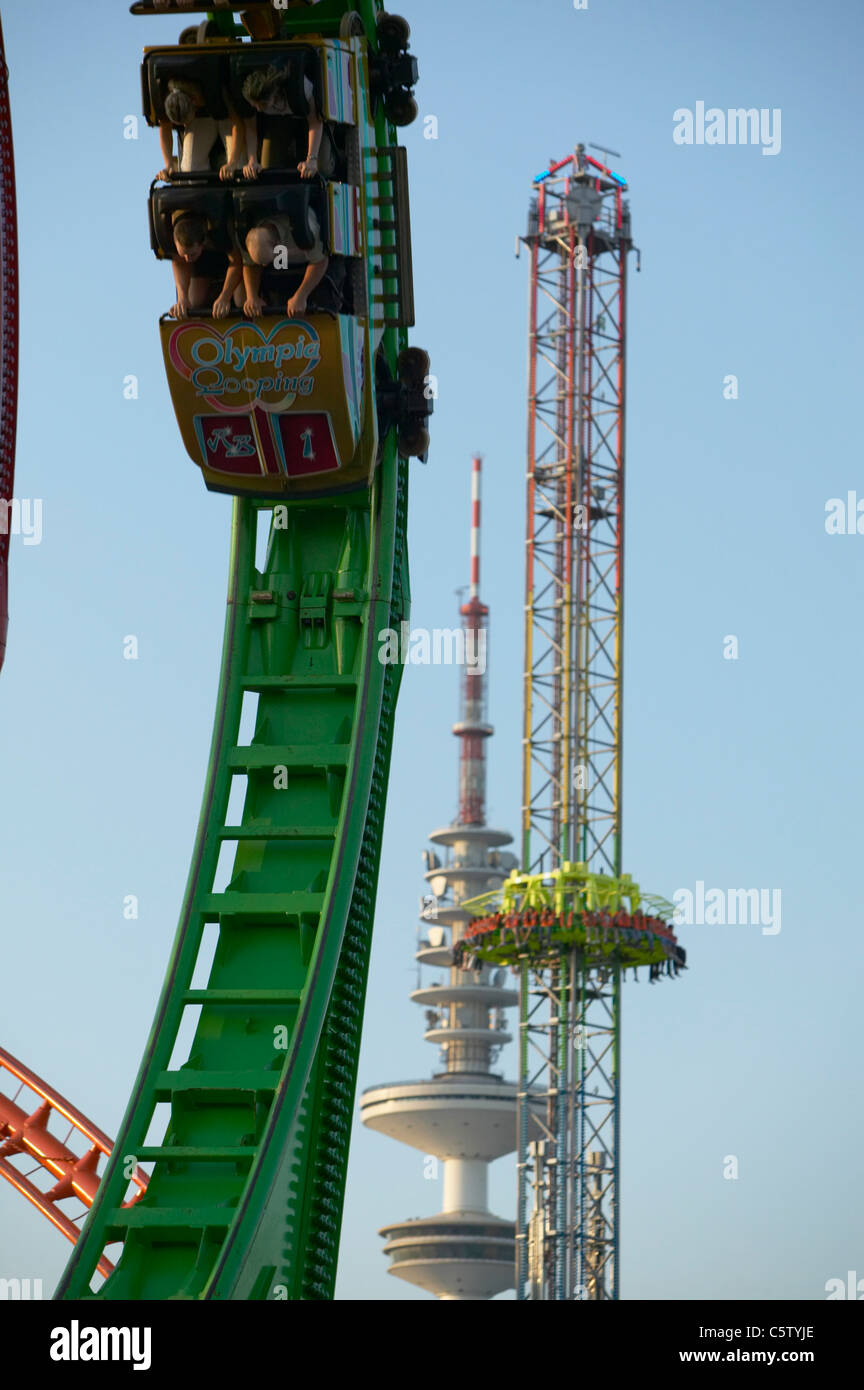 Germany, Hamburg, The fun fair Hamburger Dom Stock Photo - Alamy