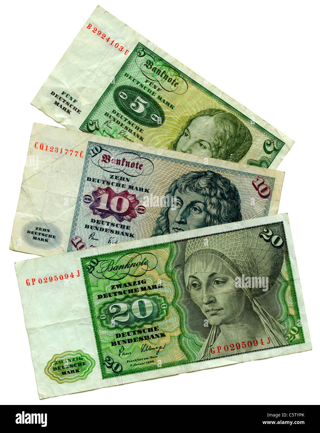 German banknotes hi-res stock photography and images - Alamy