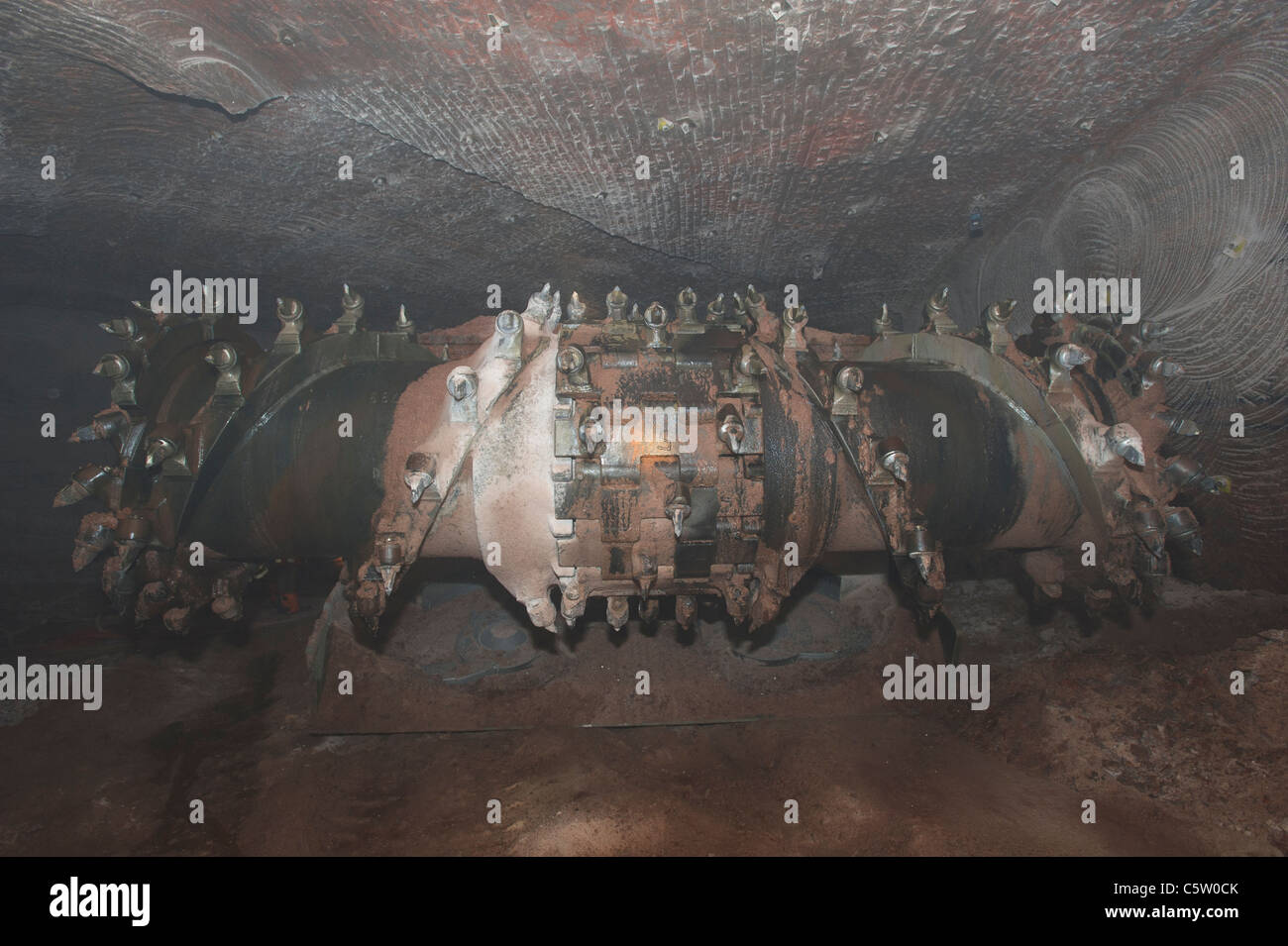 A continuous miner in Boulby Potash mine Stock Photo - Alamy