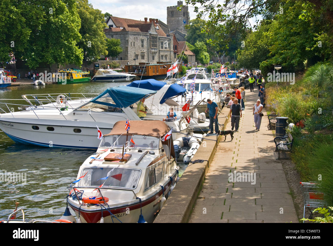 Maidstone River Festival Stock Photo - Alamy