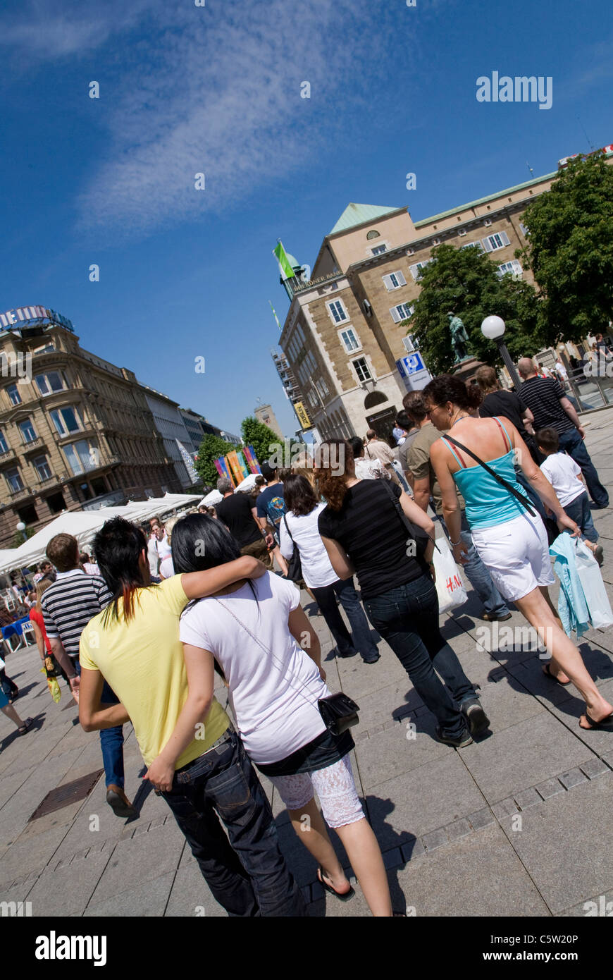Pedestrian zone stuttgart hi-res stock photography and images - Alamy