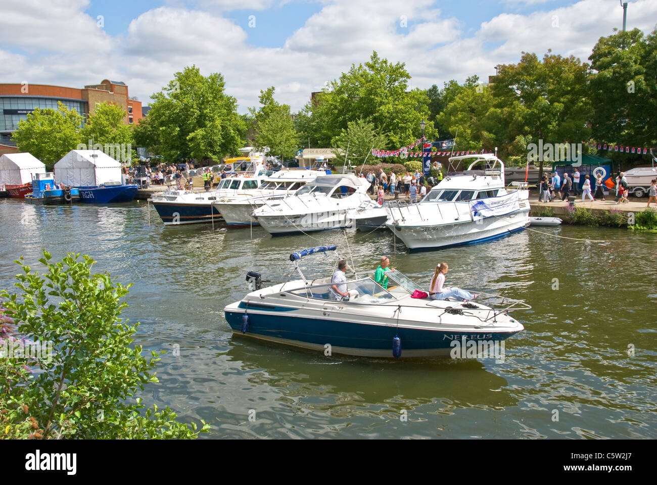 Maidstone River Festival Stock Photo - Alamy