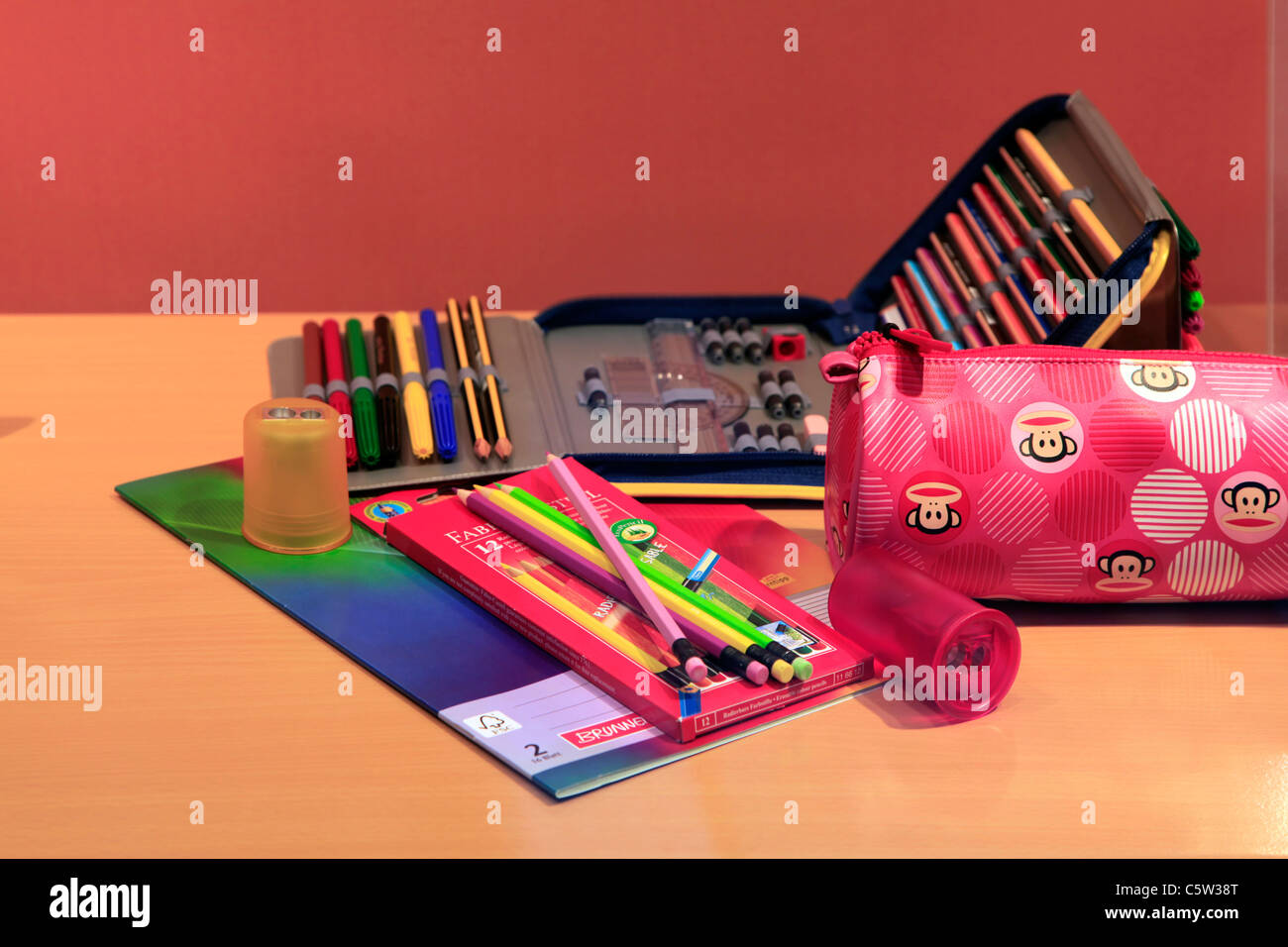 Stationery set children hi-res stock photography and images - Alamy