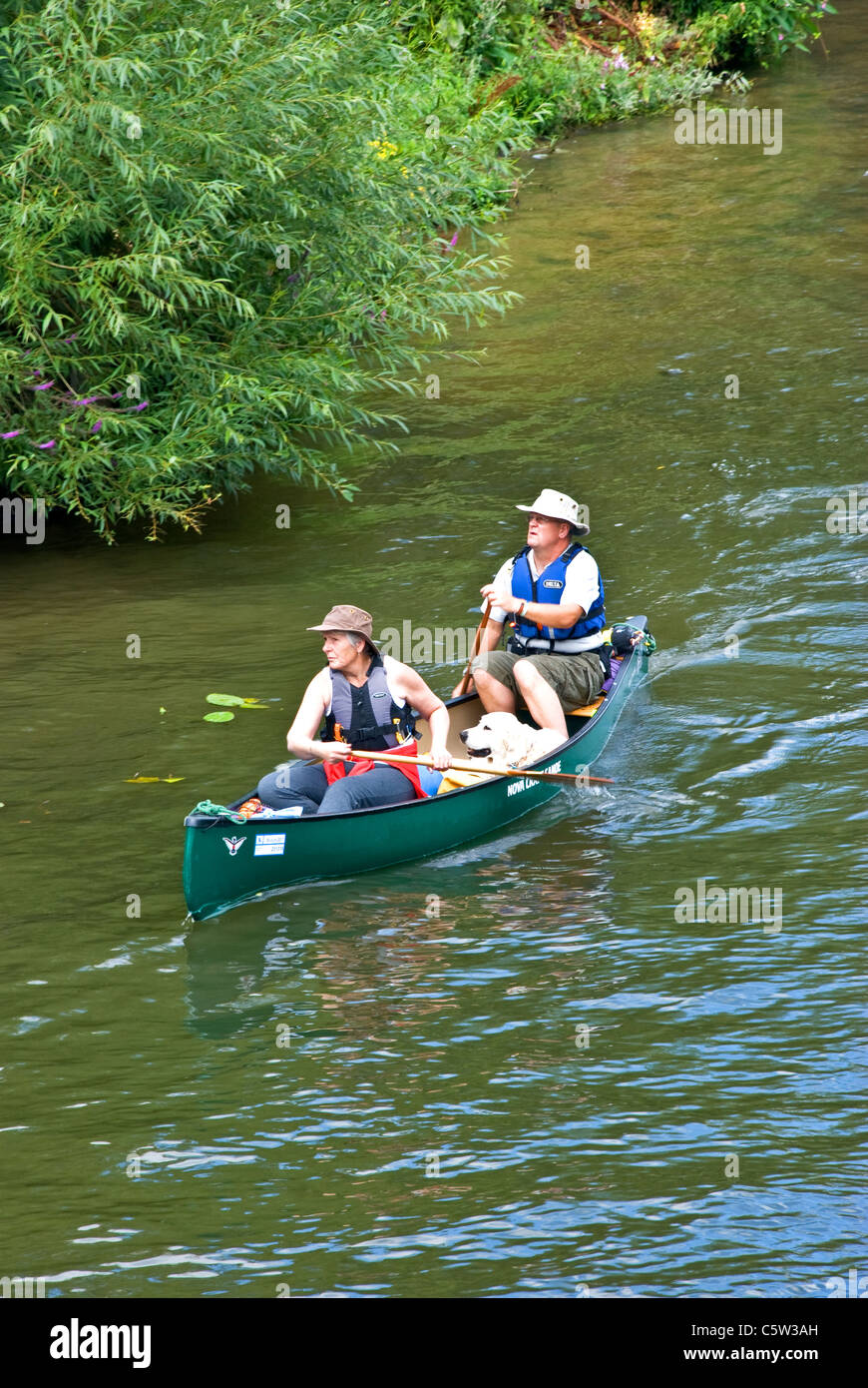 Fun on the river Stock Photo - Alamy