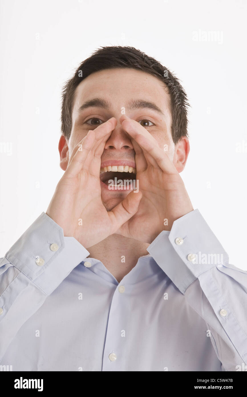 Adult shouting Cut Out Stock Images & Pictures - Alamy