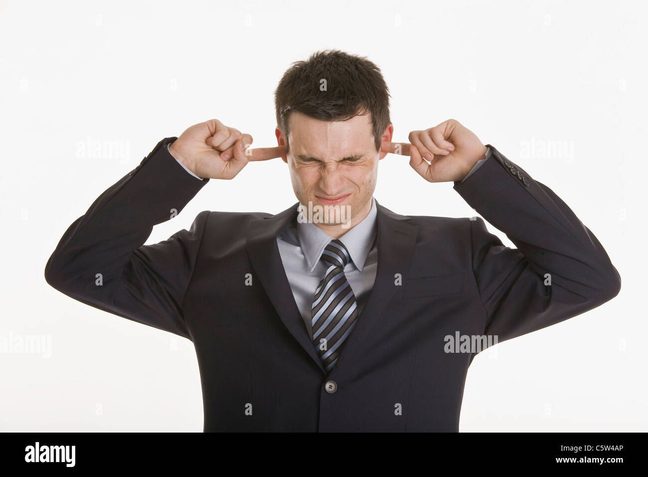 Keeping her ears shut hi-res stock photography and images - Alamy