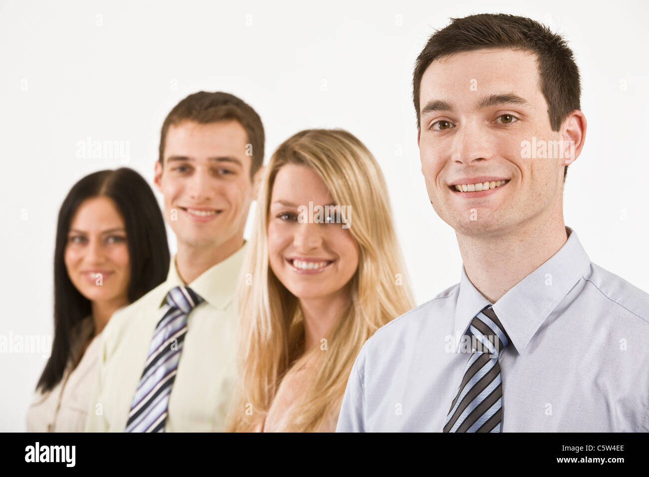 Business people, smiling, portrait Stock Photo - Alamy