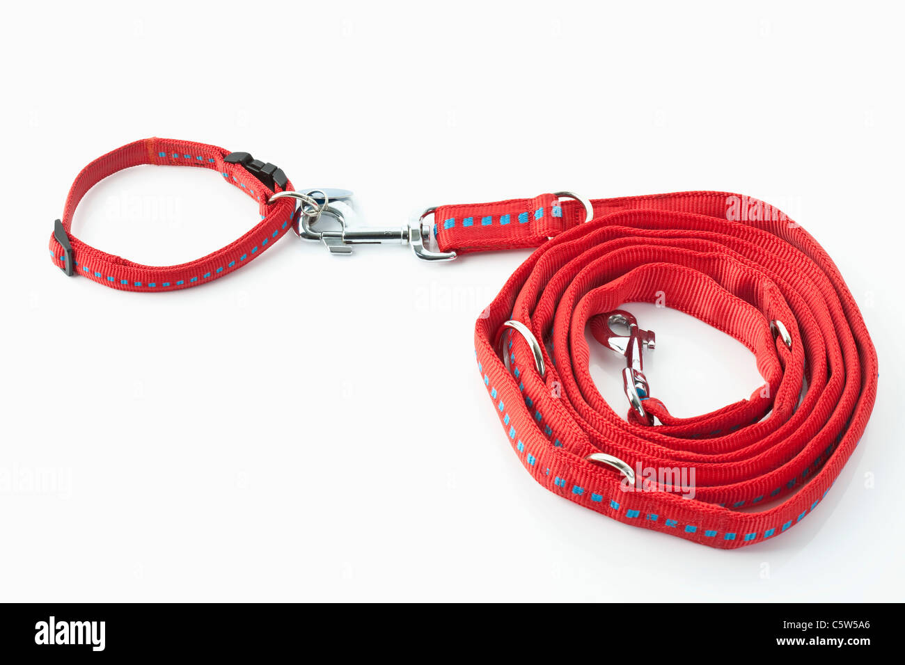 Dog leash on white hi-res stock photography and images - Alamy