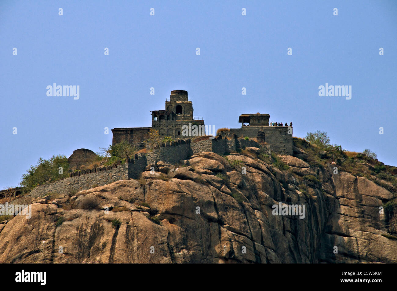 Rajagiri Fort Gingee Tamil Nadu South India Stock Photo - Alamy