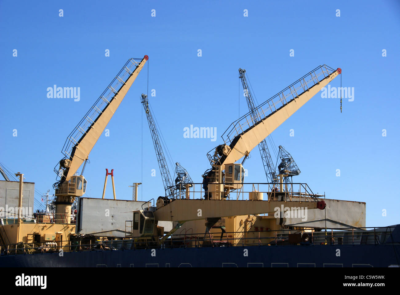 Deck crane hi-res stock photography and images - Alamy