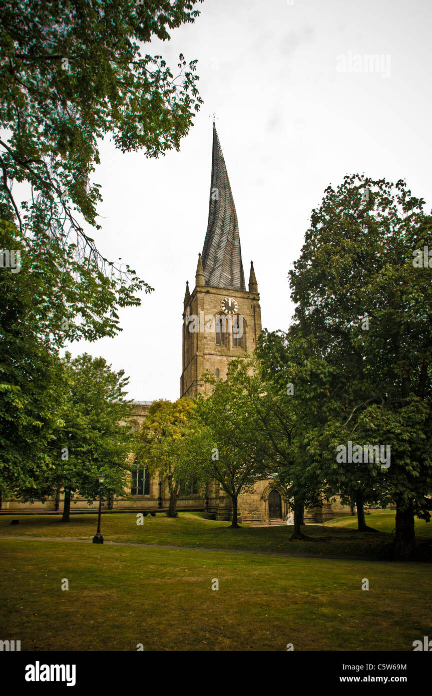 Crooked Spire Church Chesterfield High Resolution Stock Photography and ...