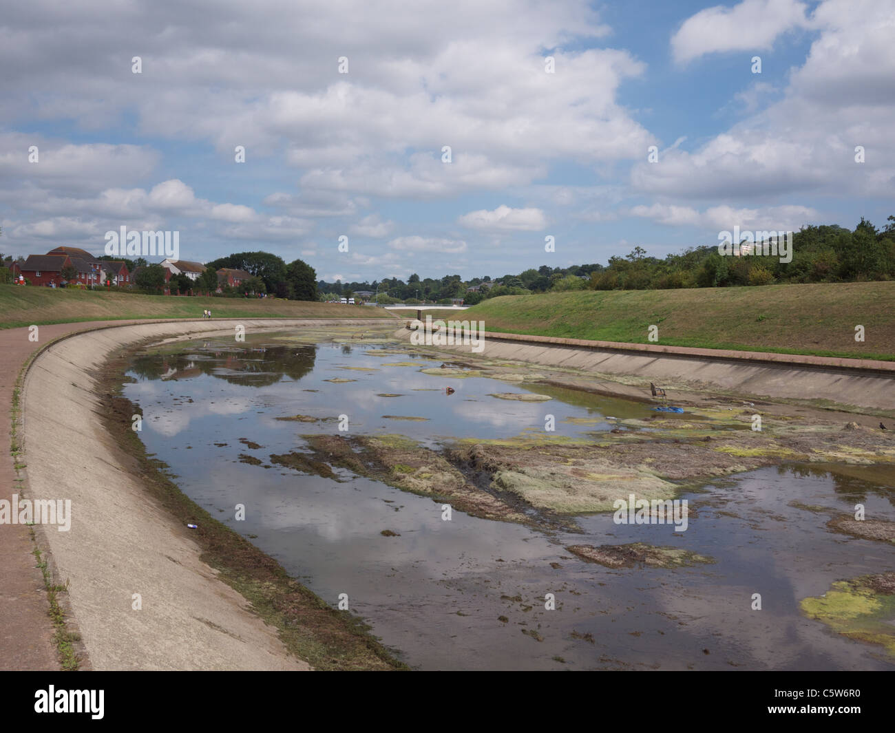 Exwick flood relief channel hi-res stock photography and images - Alamy