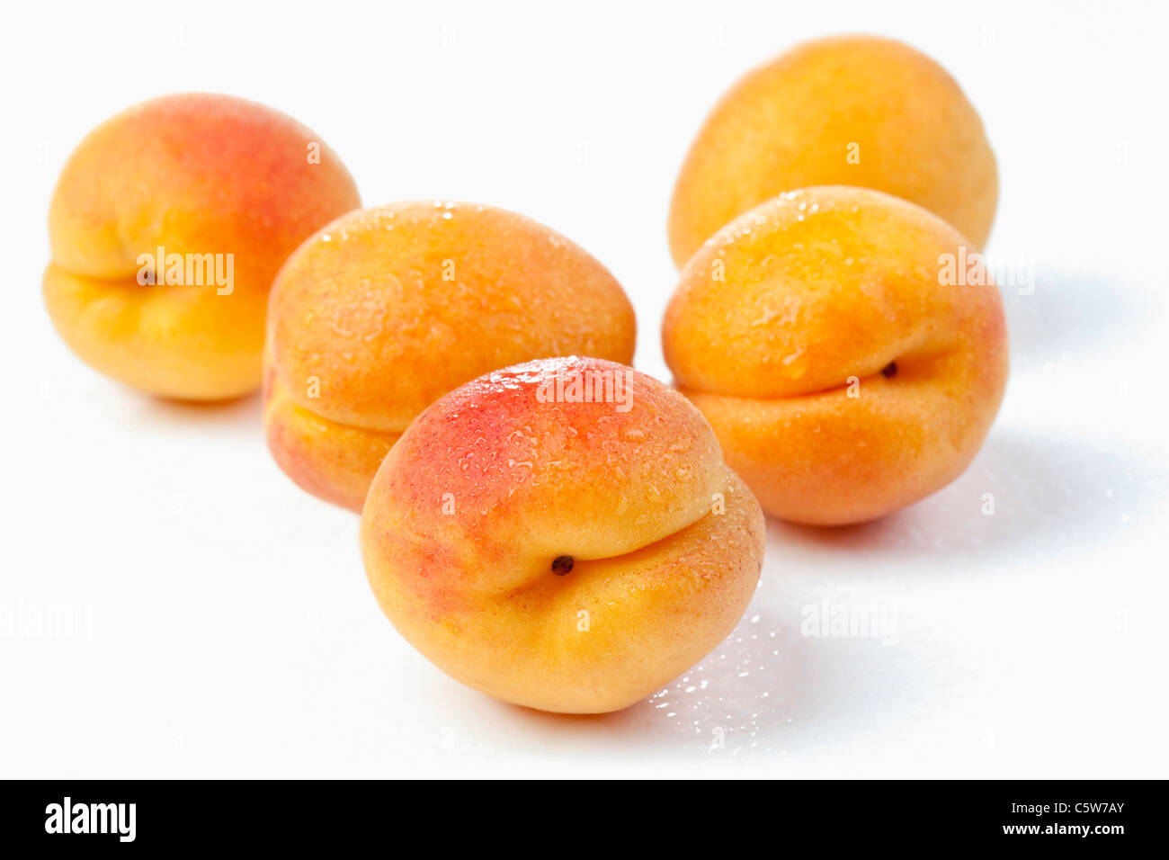 Wet apricots hi-res stock photography and images - Alamy