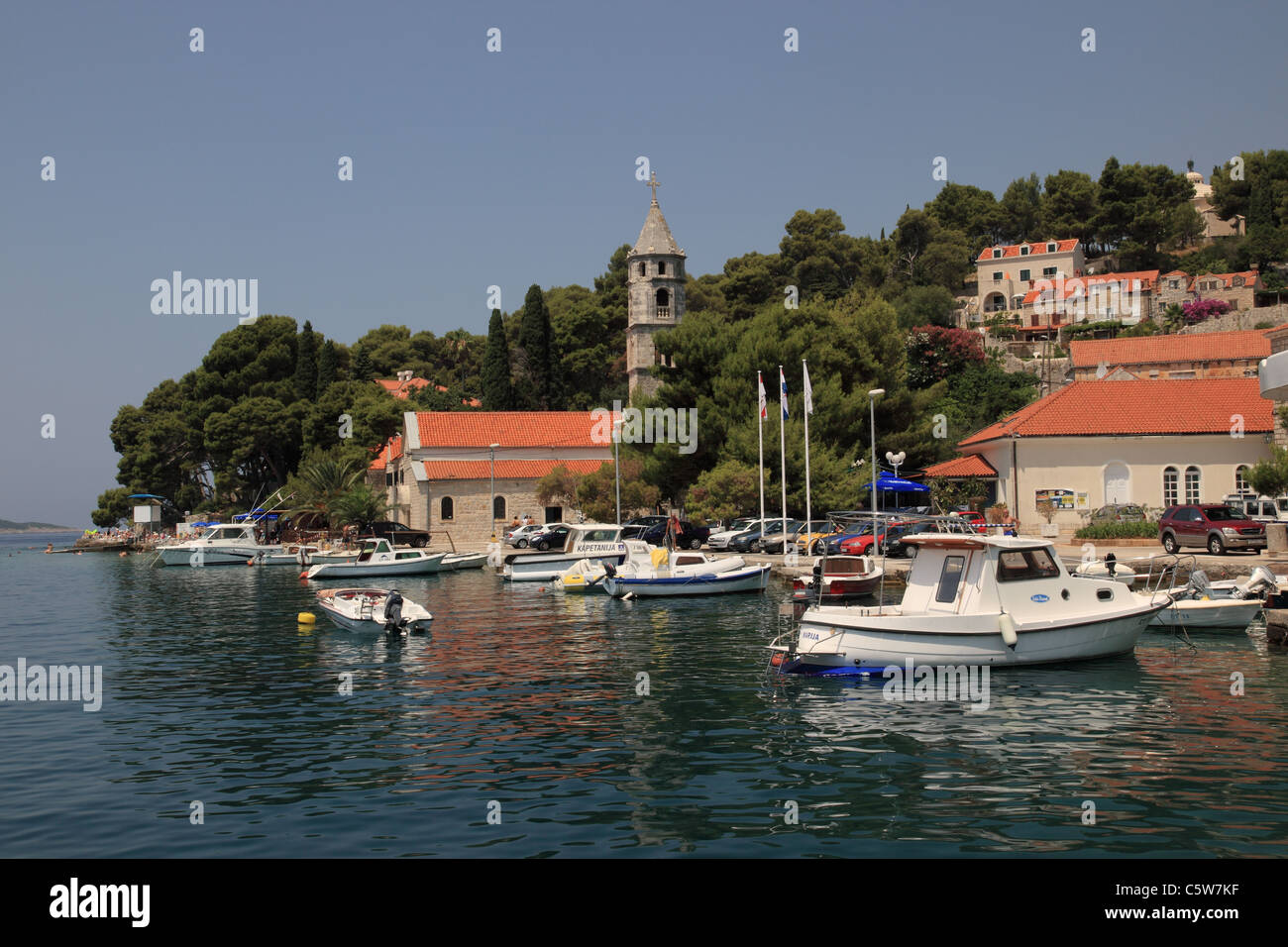 Cavtat harbour croatia boats hi-res stock photography and images - Alamy