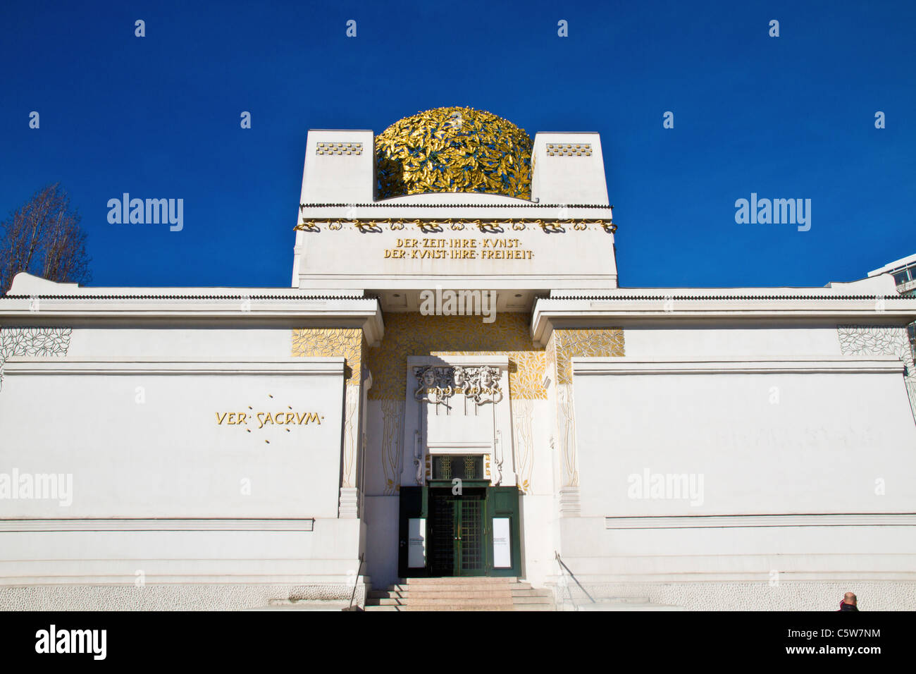 Secession building entrance art hi-res stock photography and images - Alamy