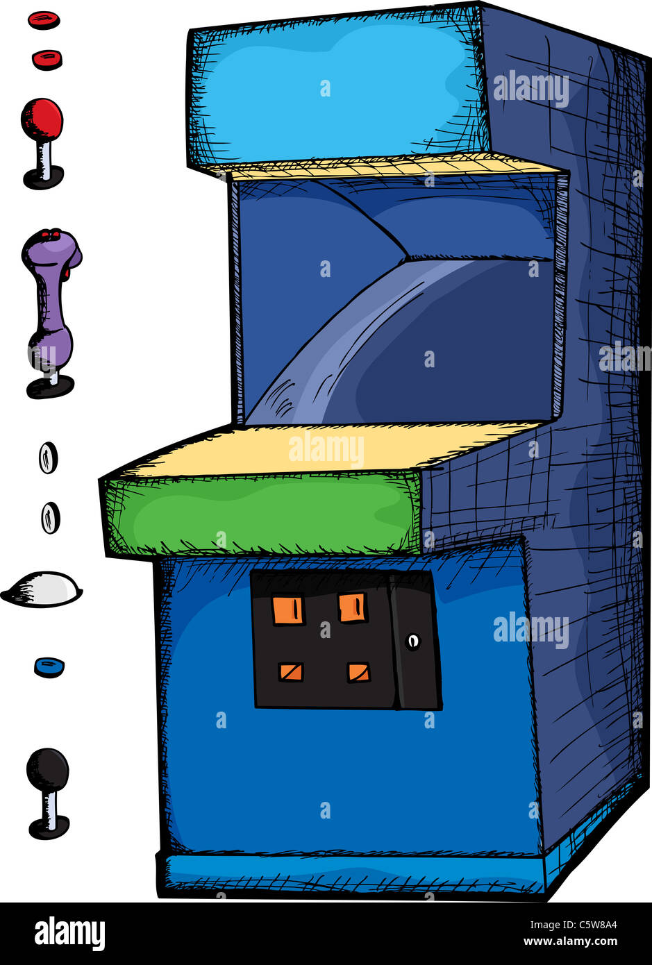 Customize your own arcade video game cabinet with interchangeable ...