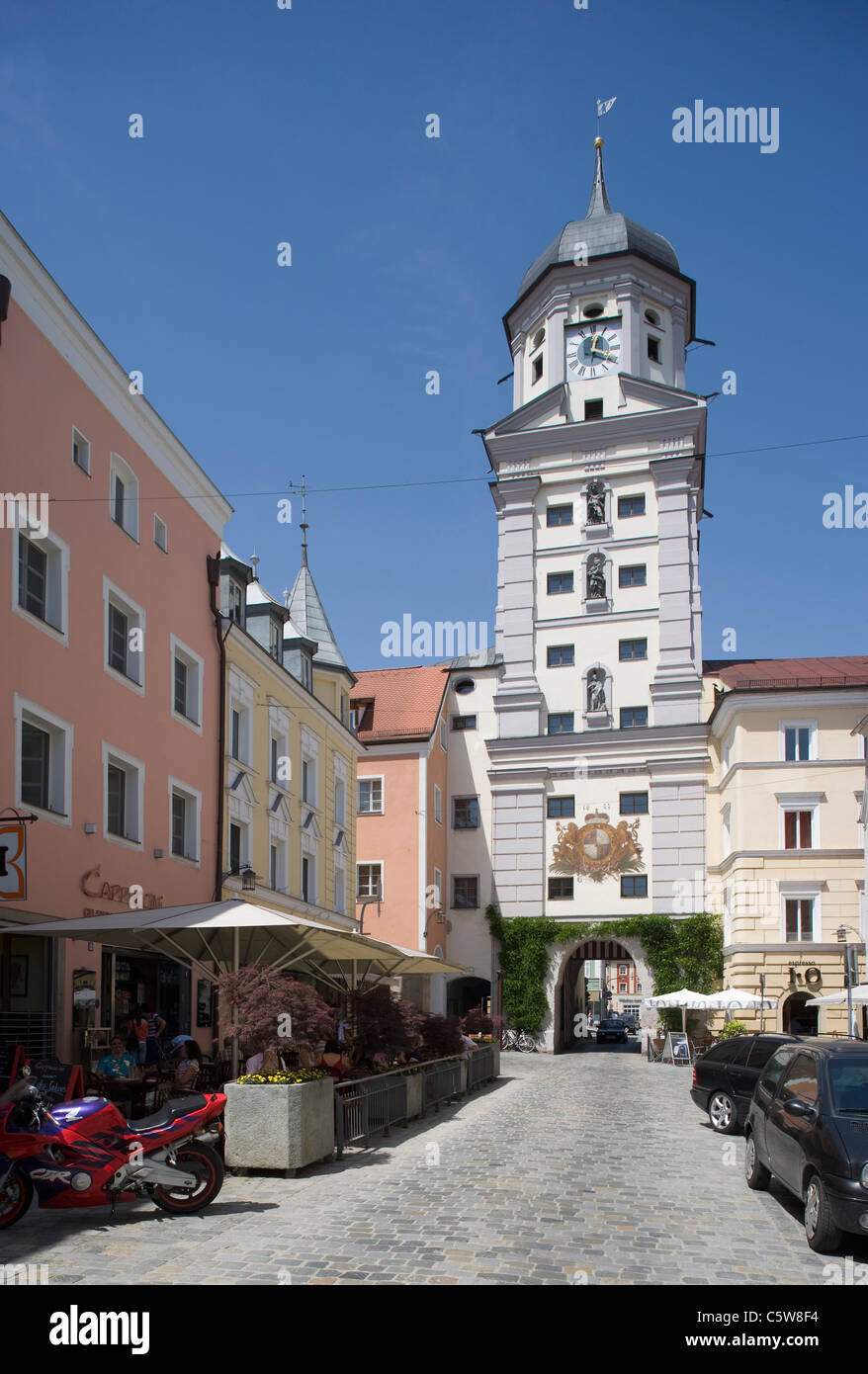 Germany, Bavaria, Vilshofen, Vilshofen, City view Stock Photo - Alamy