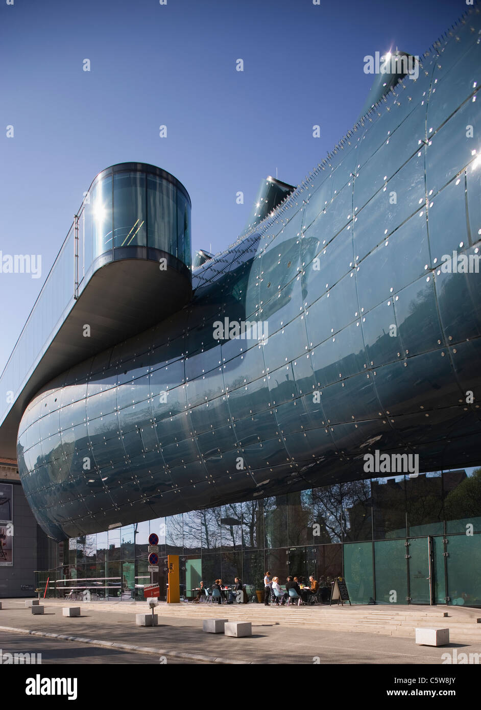 Austria, Styria, Graz, Tourist at museum Stock Photo - Alamy