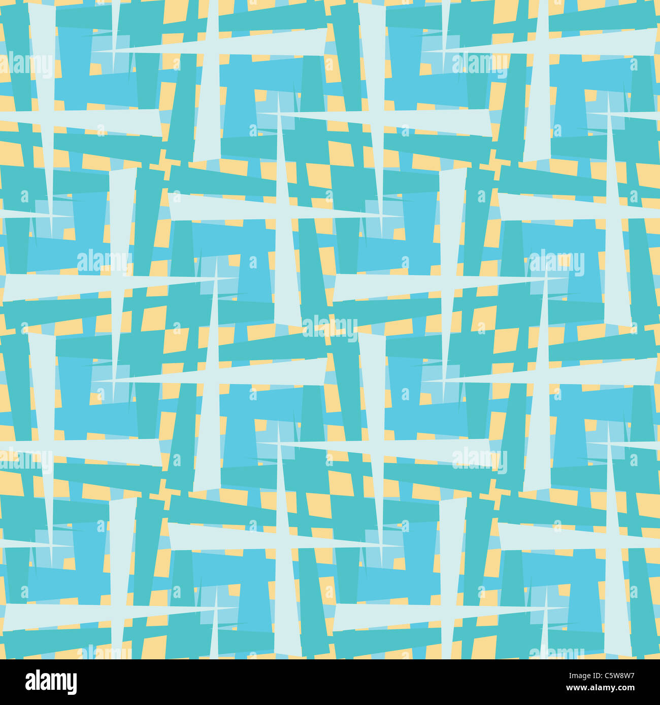 Seamless wallpaper background pattern with cross-hatched sharp points ...