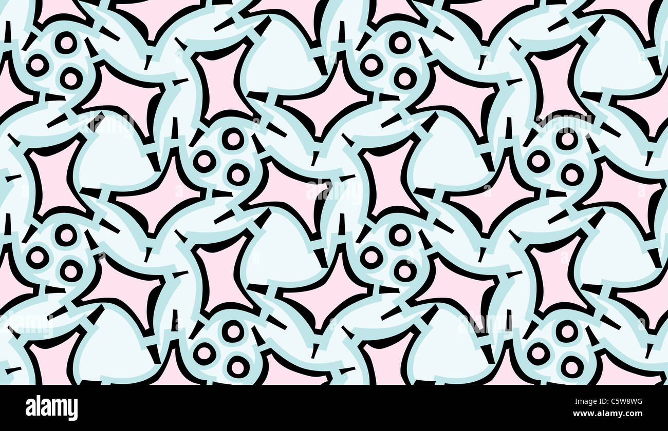 Seamless background wallpaper pattern in subtle pastel colored shapes ...