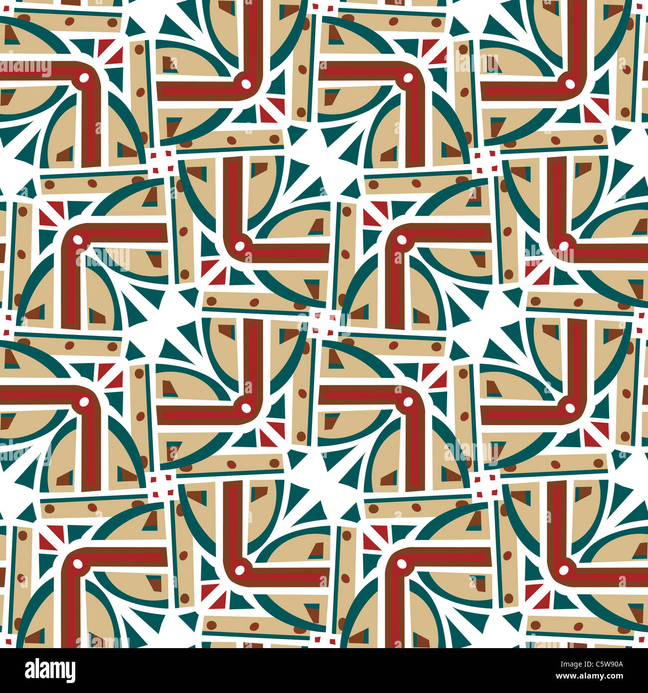 Seamless pattern of abstract flares within right angles Stock Photo - Alamy