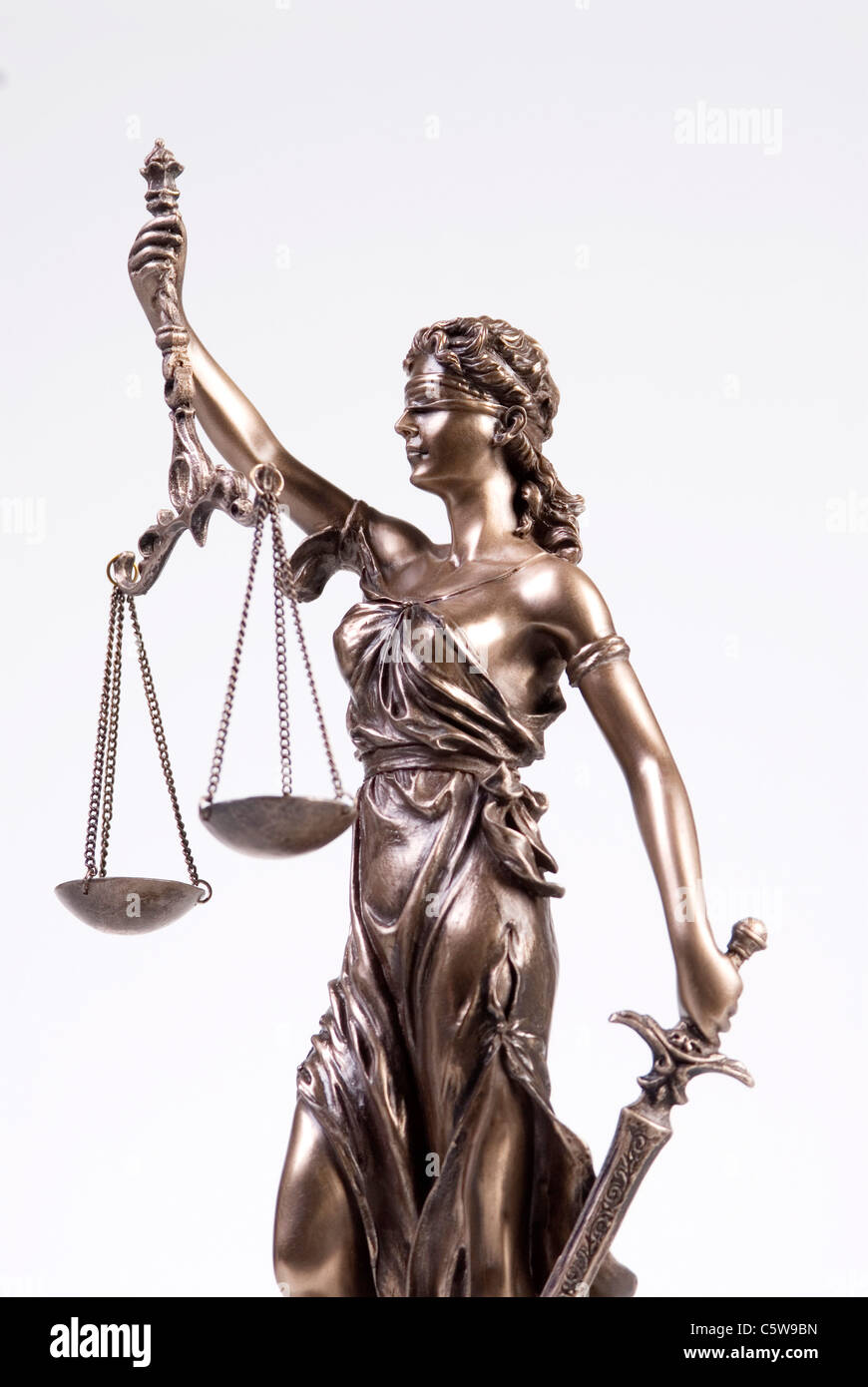 Justitia figurine hi-res stock photography and images - Alamy