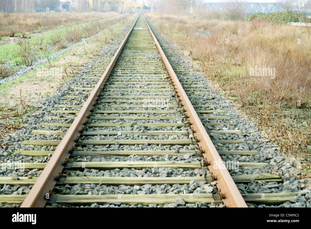Railway tracks, close-up Stock Photo - Alamy