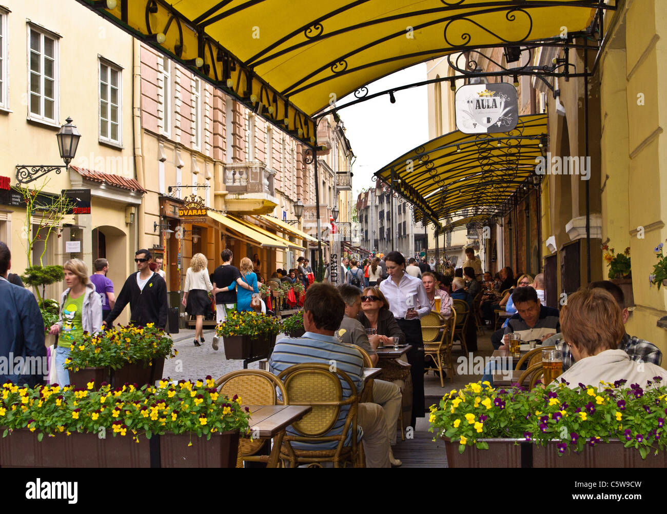 Pilies street - Vilnius, Lithuania Stock Photo - Alamy