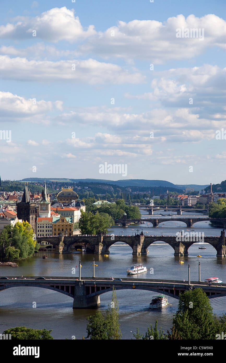 Prague bridges hi-res stock photography and images - Alamy