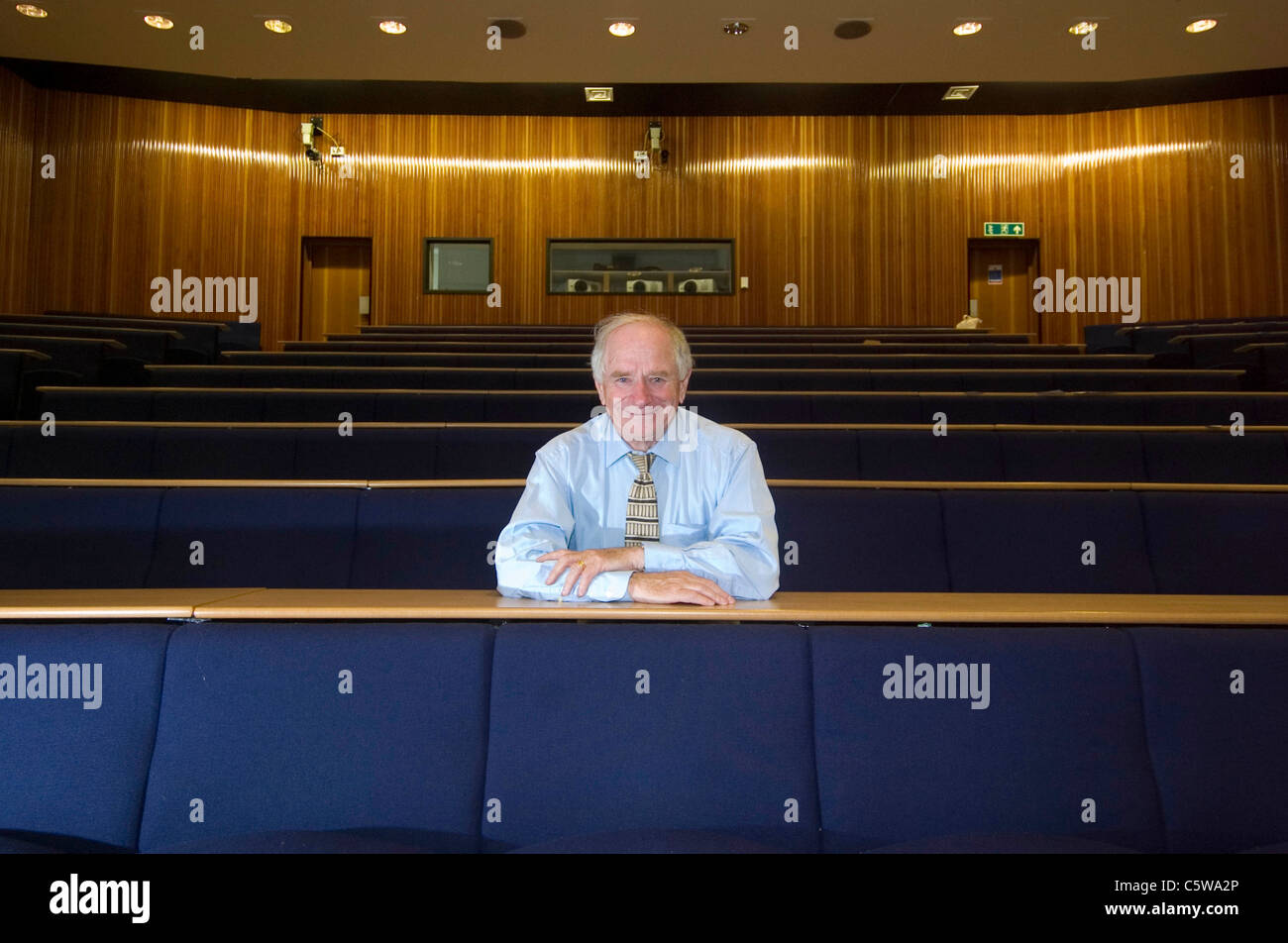 Portrait of the television presenter Johnny Ball Stock Photo - Alamy