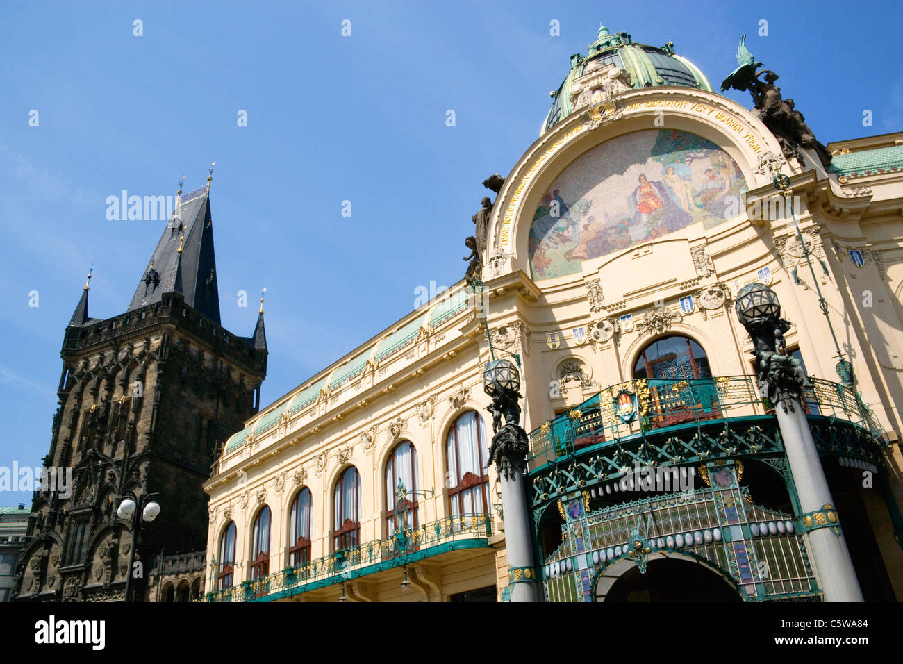 Prague municipal house hi-res stock photography and images - Alamy