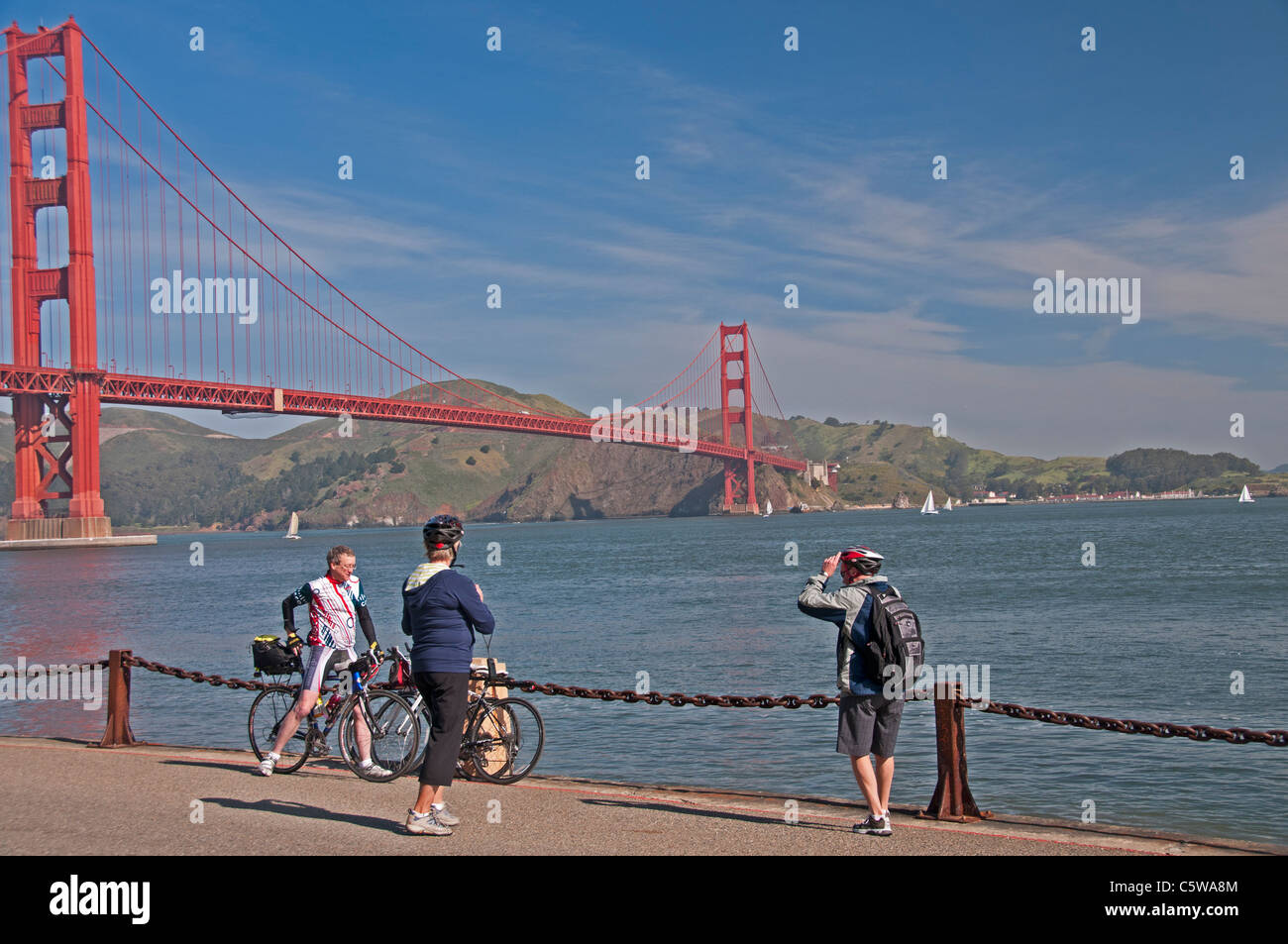 Golden gate bridge people hi-res stock photography and images - Alamy