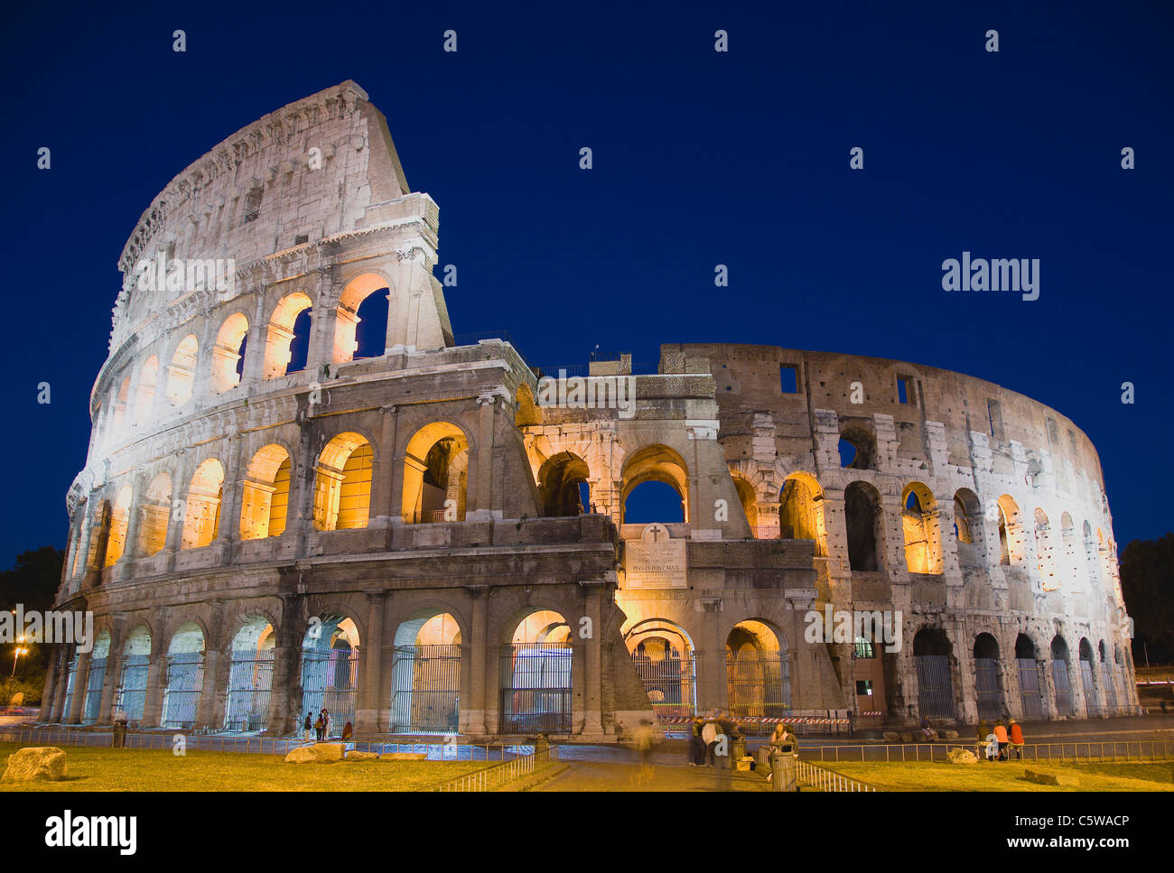 Italy, Rome, Colosseum at night Stock Photo - Alamy