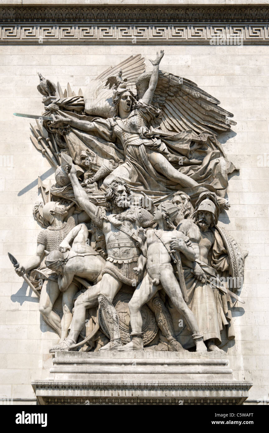 Arc De Triomphe Close Up