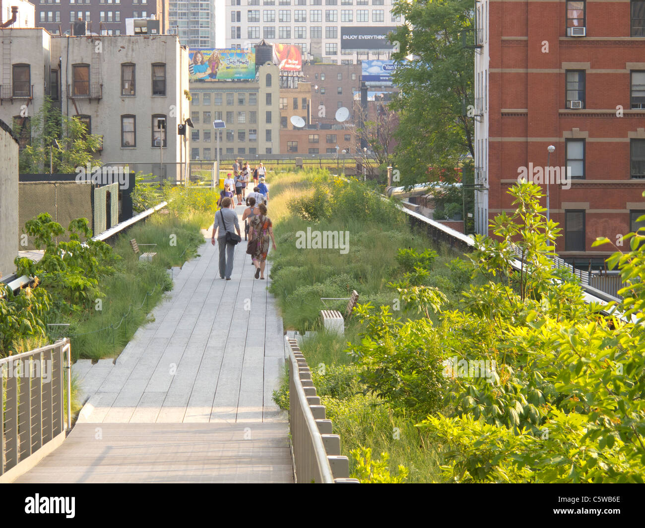 High Line Park garden Stock Photo - Alamy