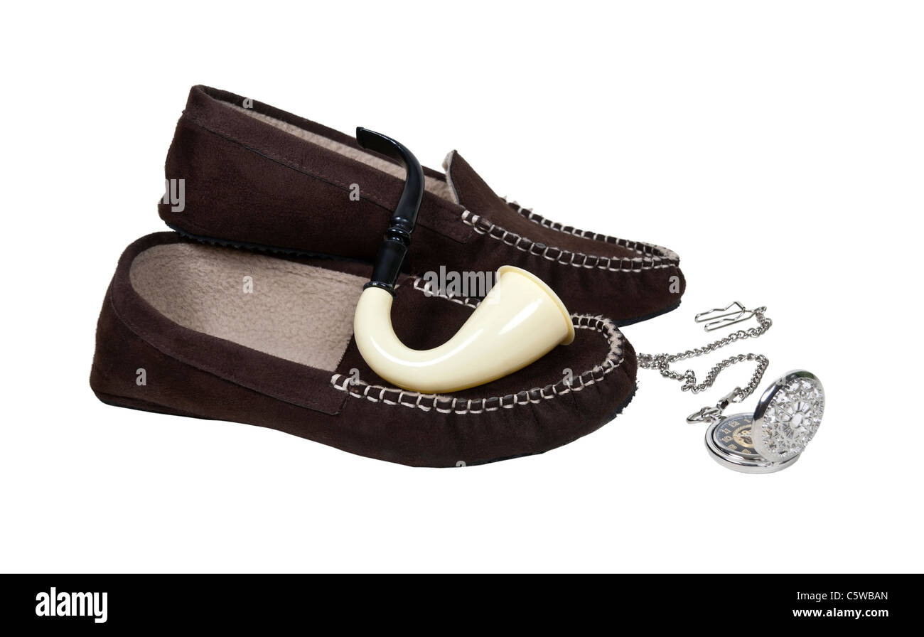 Pipe and slippers hi-res stock photography and images - Alamy