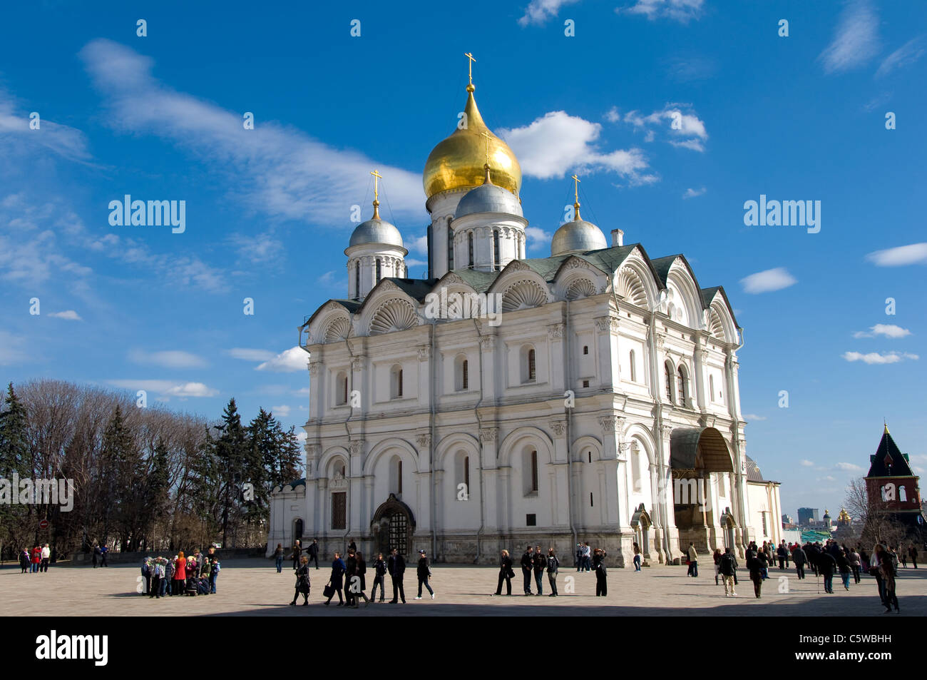 Moscow cathedral archangel hi-res stock photography and images - Alamy