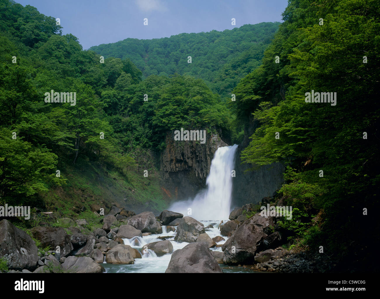 Naena Waterfall, Myoko, Niigata, Japan Stock Photo - Alamy