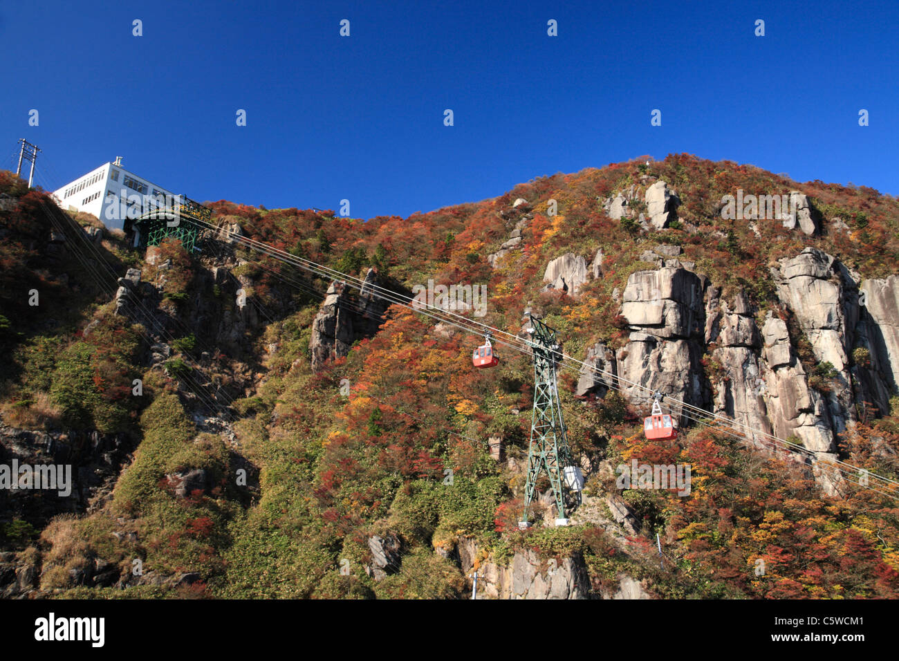 Mount Gozaisho and Ropeway, Komono, Mie, Mie, Japan Stock Photo - Alamy