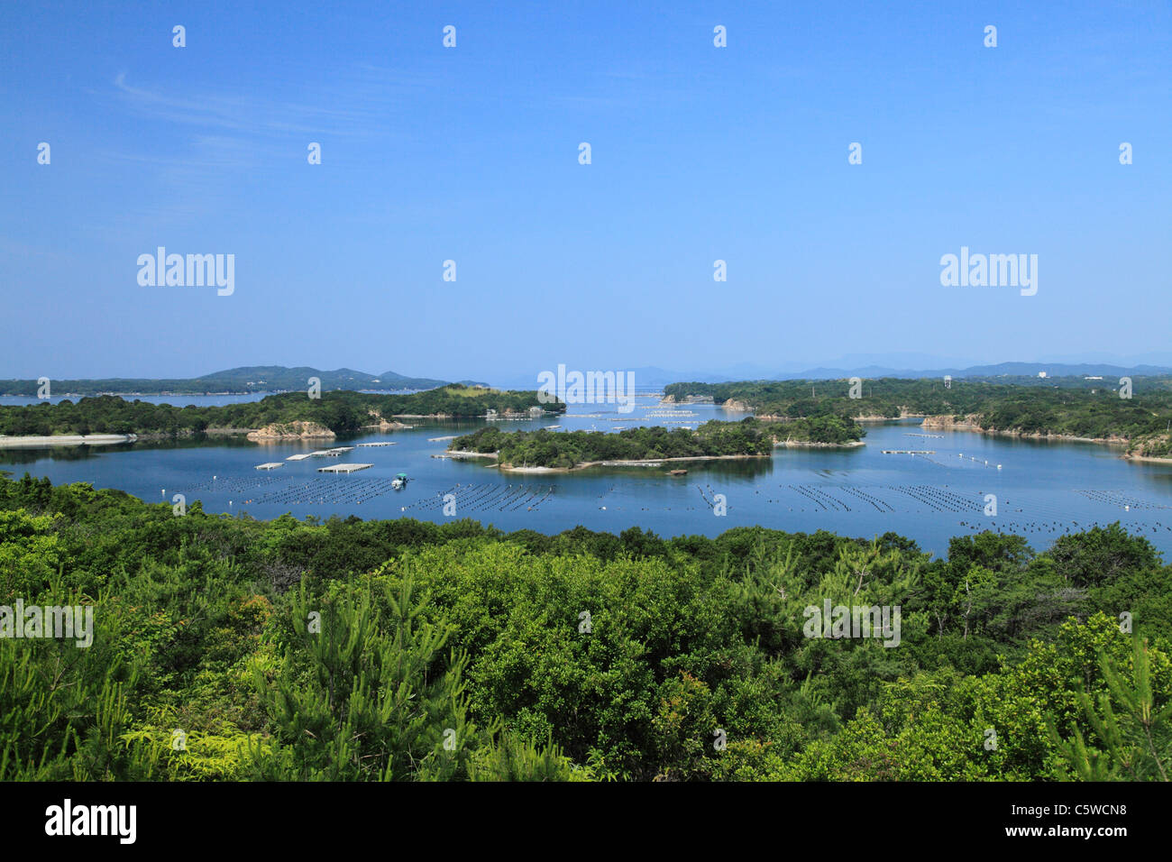 Ago Bay from Tomoyama Park, Shima, Mie, Japan Stock Photo - Alamy