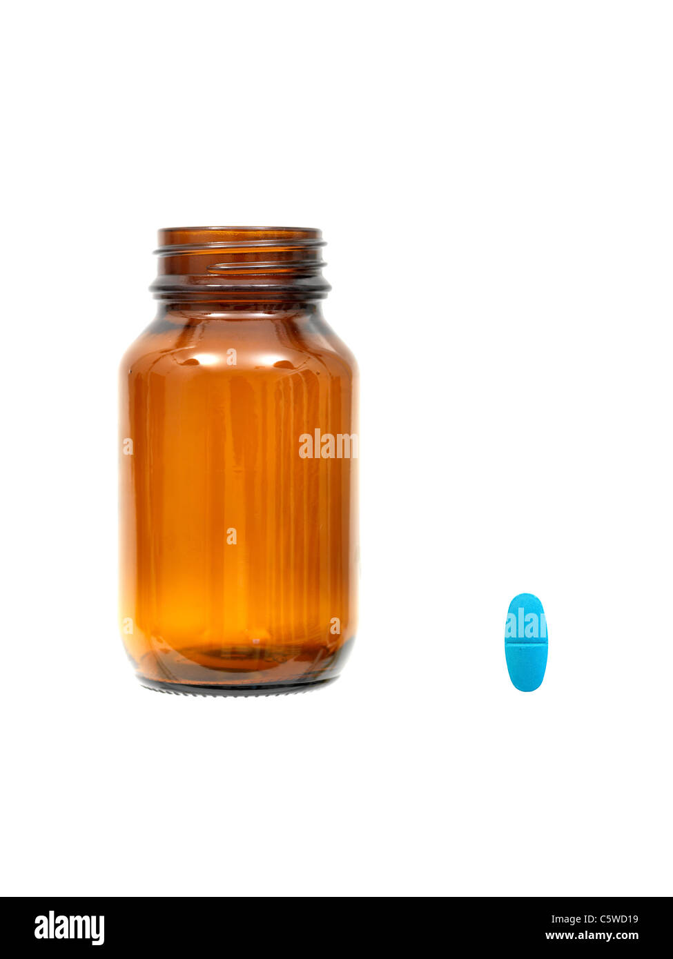 Prescription drugs isolated on a white background Stock Photo - Alamy