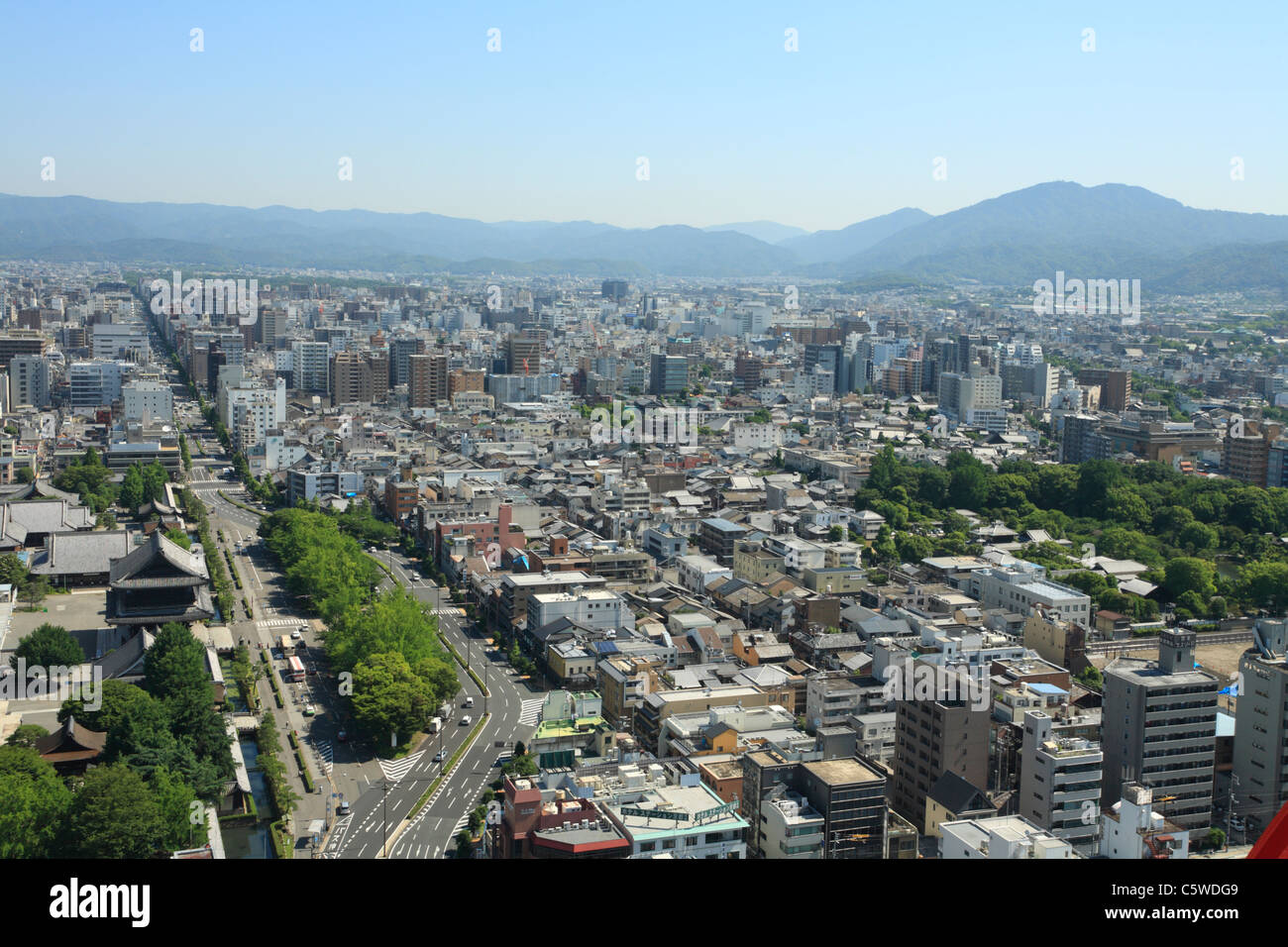 Cityscape of Kyoto, Kyoto, Kyoto, Japan Stock Photo - Alamy