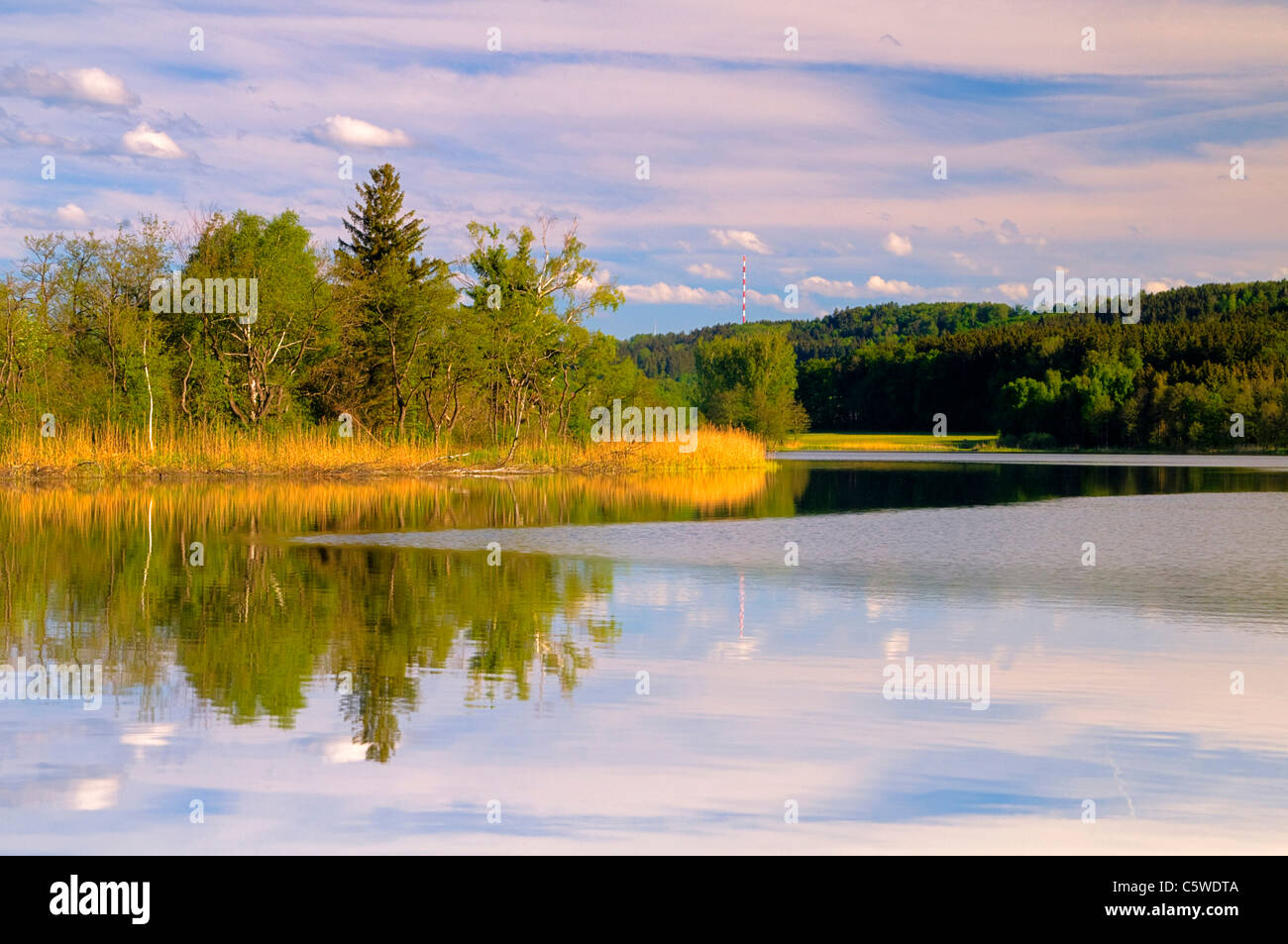 Germany, Baden-WÃ¼rttemberg, Lake Illmensee Stock Photo - Alamy